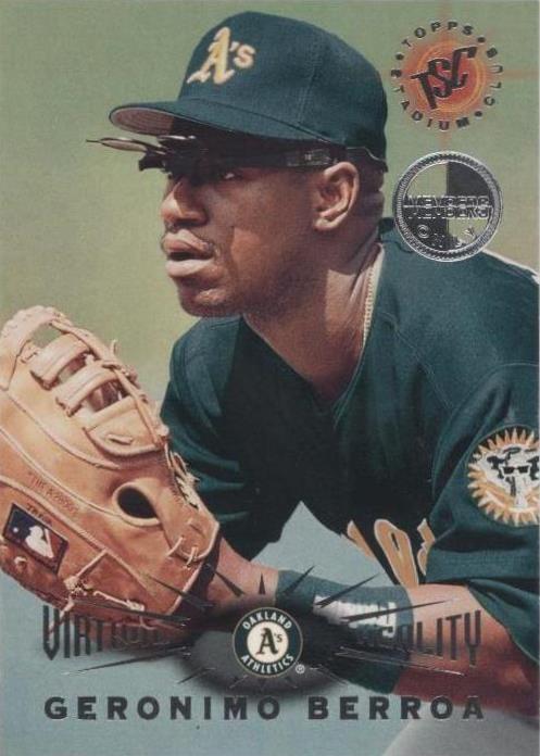 1995 Topps Stadium Club - Virtual Reality Geronimo Berroa #154 Members ...
