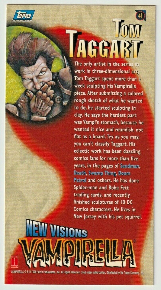 1995 Topps Vampirella Gallery Cards Complete Your Set 2.5" x 4.5" Cards ...