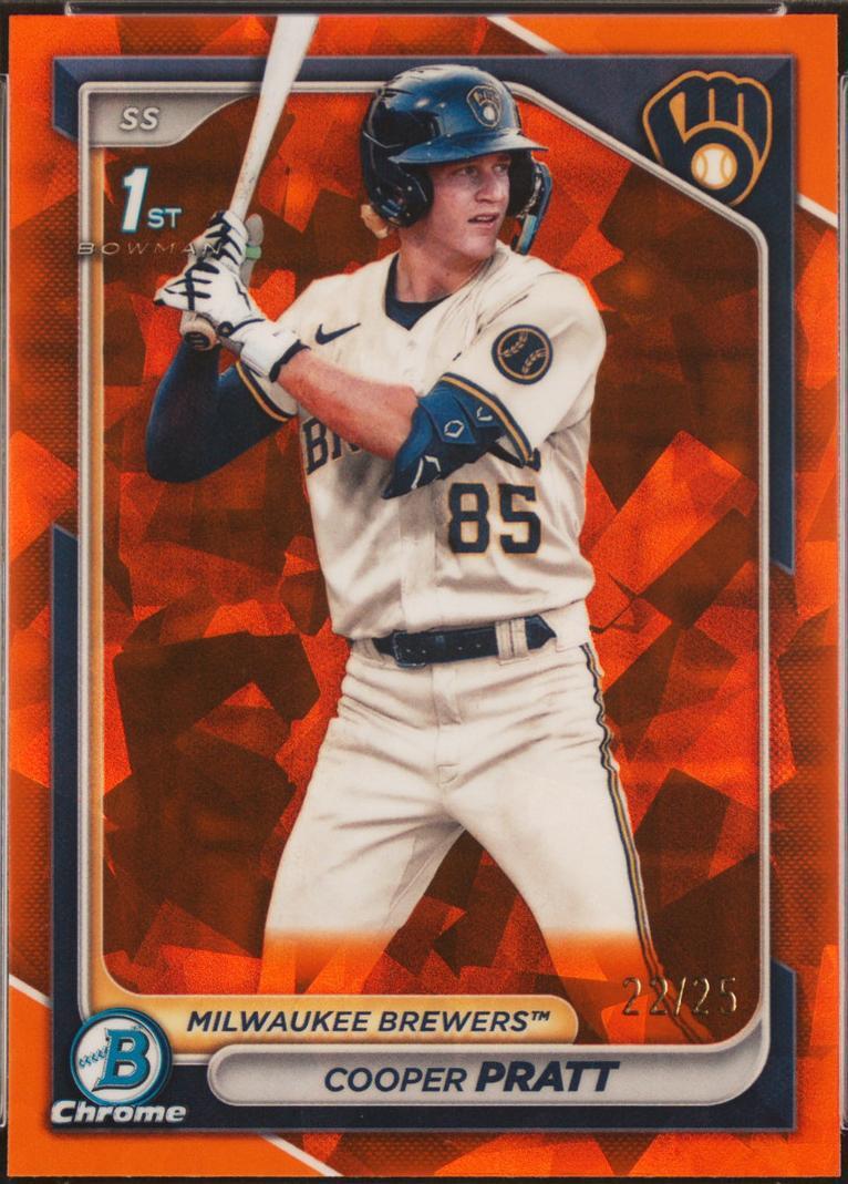 2024 Bowman Sapphire Edition - Chrome Prospects Cooper Pratt #BCP-137 ...
