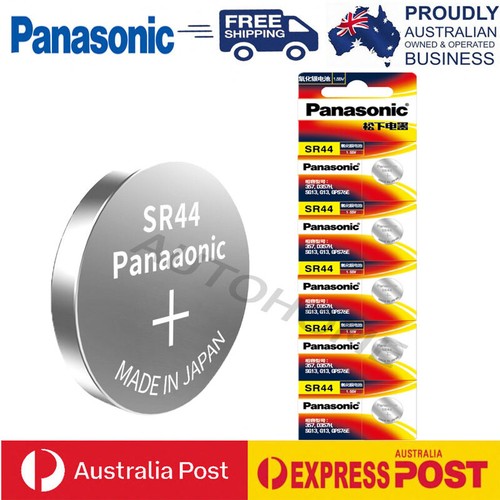 Genuine Panasonic Silver Oxide Watch Battery SR44 SR44SW 357 D357 G13 1 ...