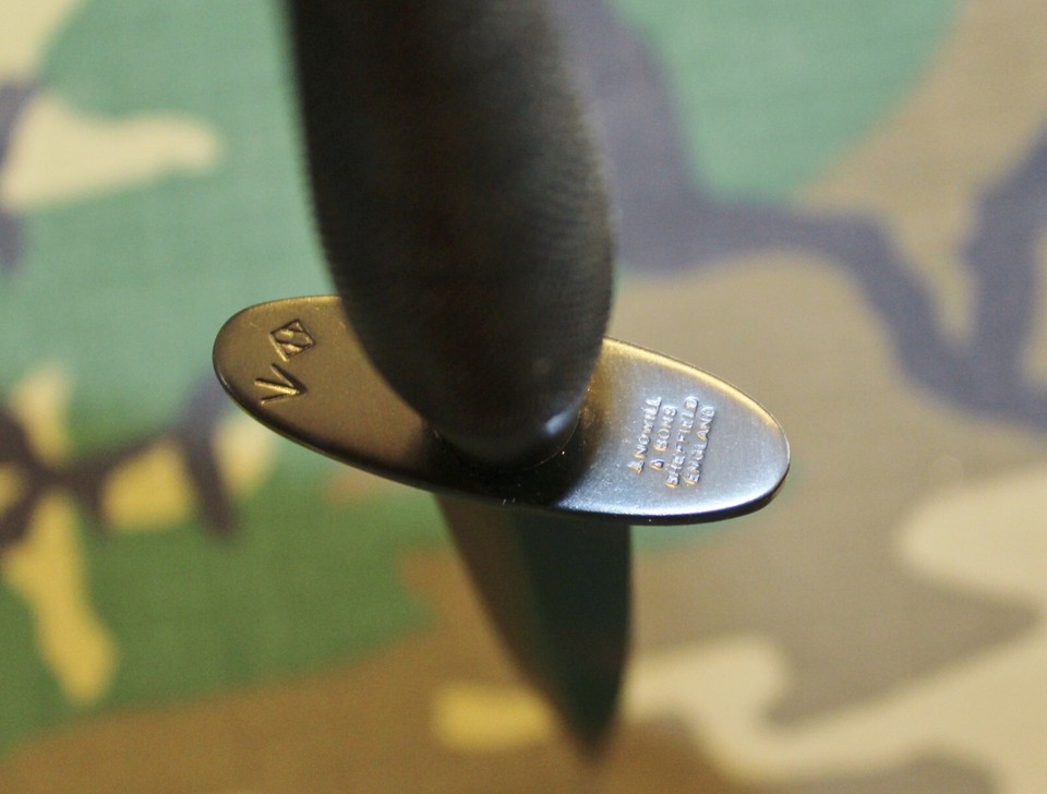 British Army Fairbairn Sykes Commando knife 2nd pat steel handle Made ...