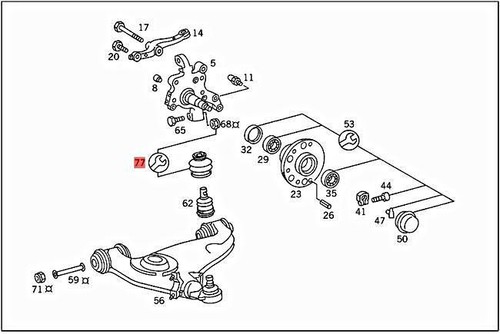 Genuine MERCEDES 190 A124 C124 R107 R129 S124 W107 W124 Repair Kit ...