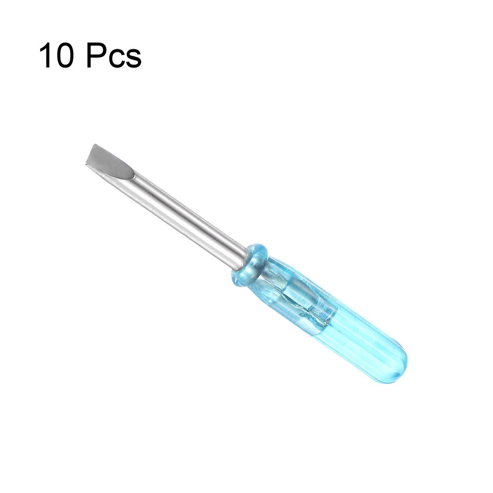 Mini Slotted Screwdriver 3.0mm Flat Head 45mm Length 10 Sets | eBay