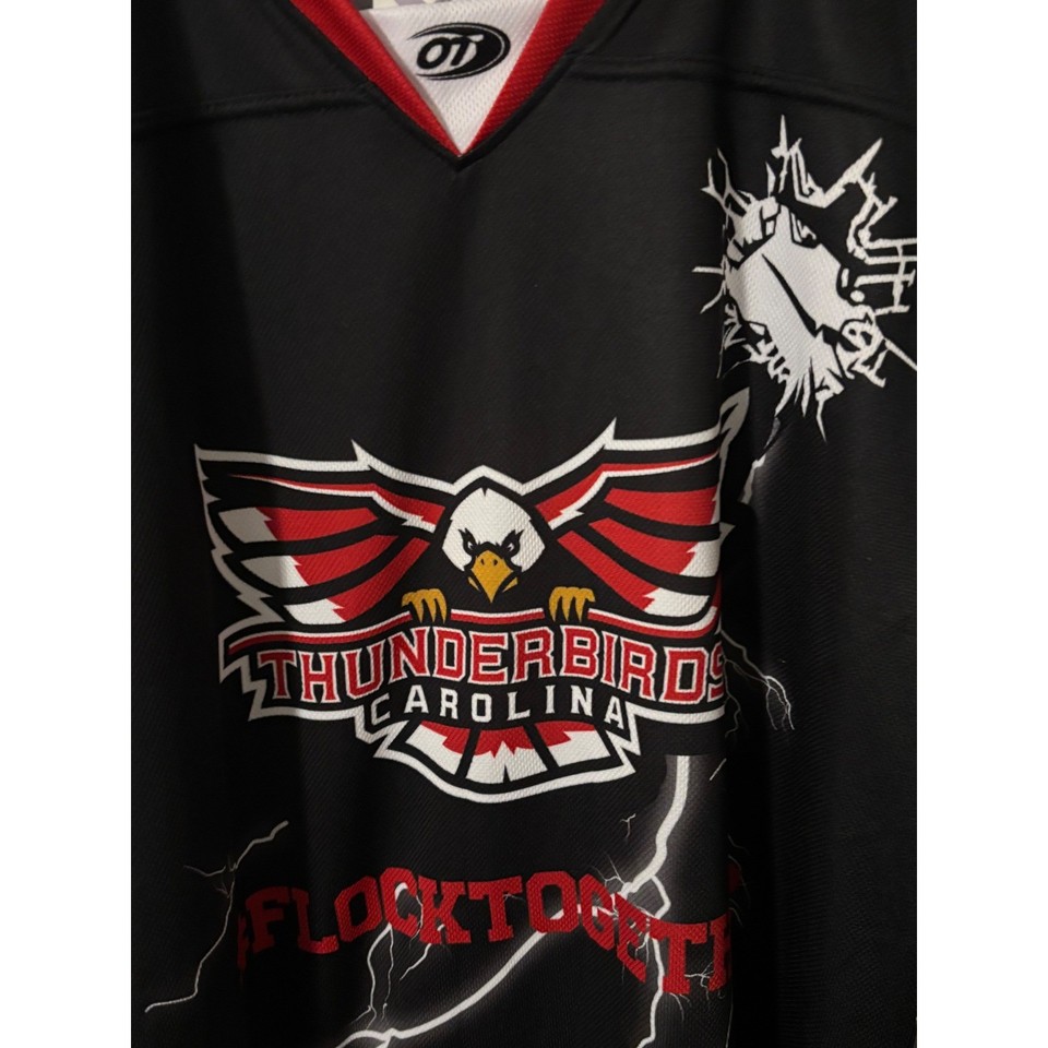 Carolina Thunderbirds Hockey Jersey Season Ticket Holder Fan Apparel | eBay