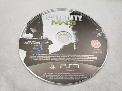 Call of Duty: Modern Warfare 3 (Sony PlayStation PS3, 2011) GAME DISC ...