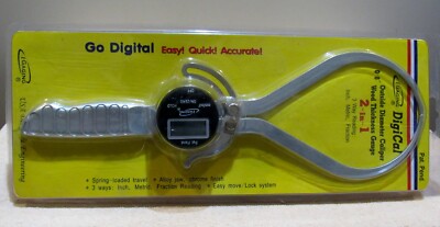 IGAGING DIGICAL 8" OUTSIDE DIAMETER CALIPER AND WOOD THICKNESS GAUGE ...