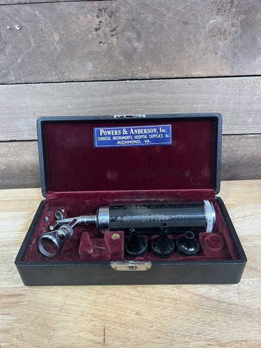 Vintage Otoscope Powers & Anderson, Inc With Case | eBay
