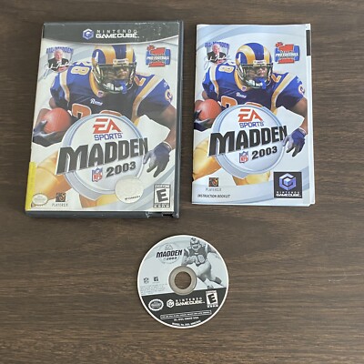 Madden NFL 2003 (Nintendo GameCube, 2002) Complete Game Boy Advance ...
