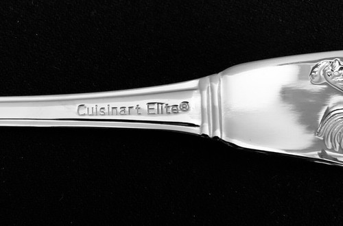 New CUISINART Elite Stainless FRENCH ROOSTER Set 4 SOUP SPOONS 8 ...