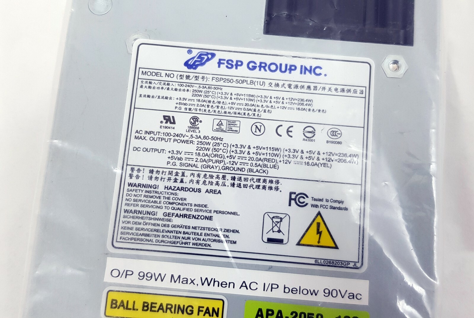 FSP Group FSP250-50PLB(1U) 250W New Power Supply 9PA2509017 | eBay