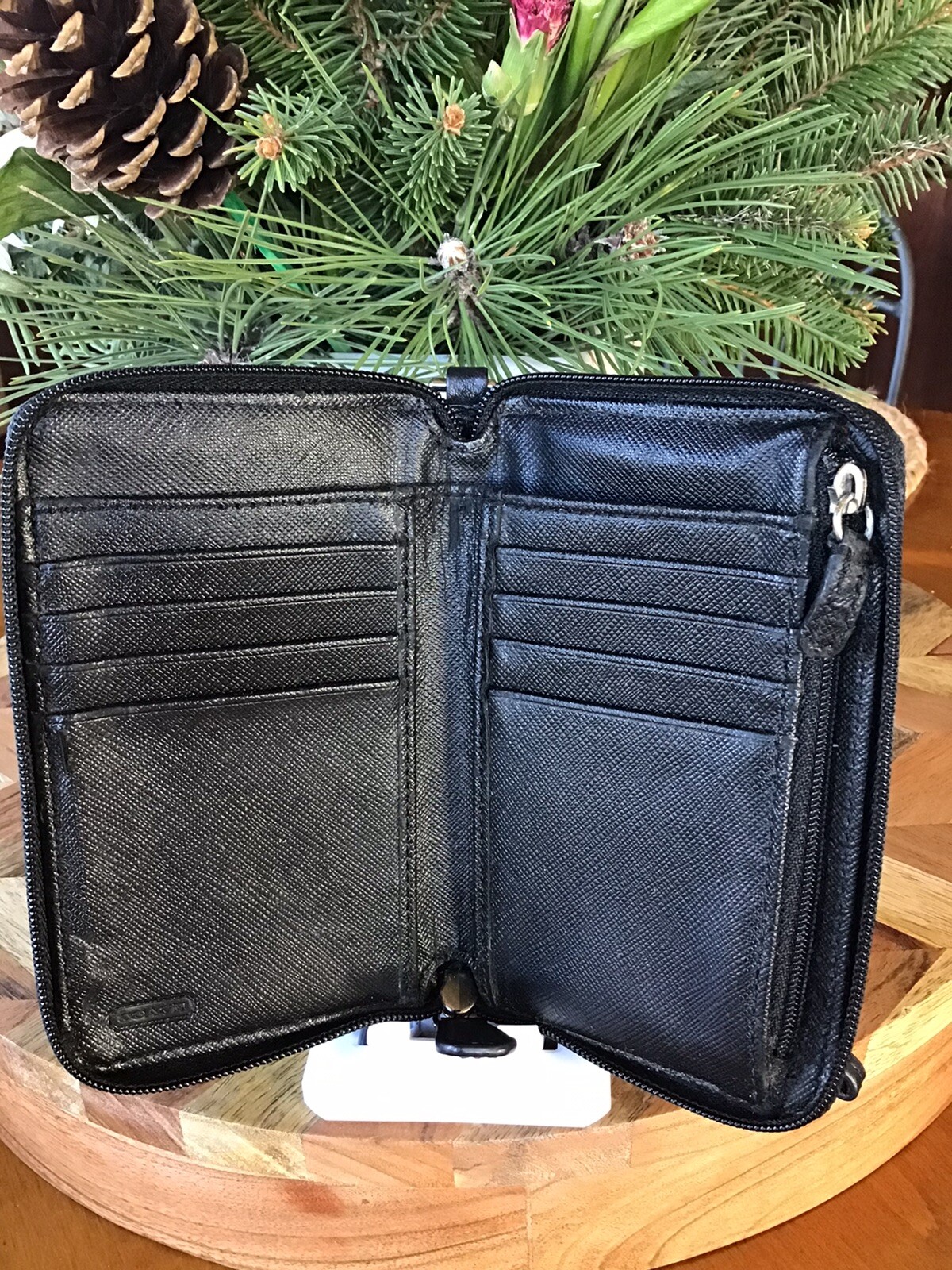 COACH SIGNATURE ORGANIZER WALLET CREADIT CARD CASE ID… - Gem