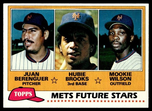1981 Topps Mets Future Stars - Juan Berenguer/Hubie Brooks/Mookie ...
