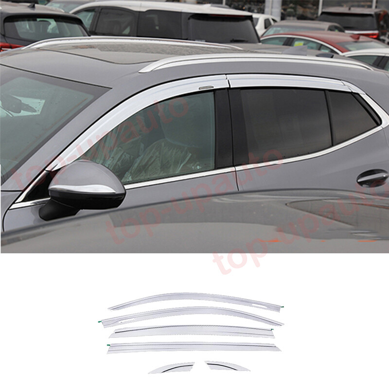 For Buick Envision 2021-2023 chrome Door Window Visor Vent Shades Sun ...