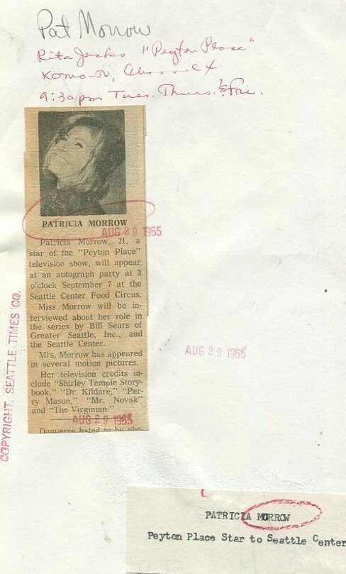 Patricia Morrow Actress