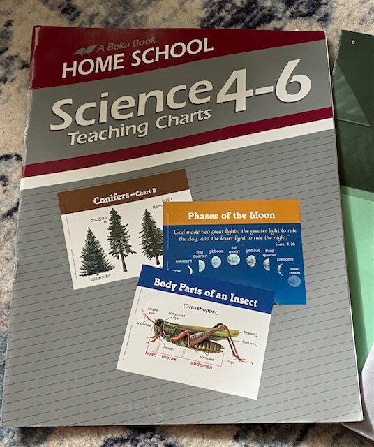 Abeka Homeschool Science Observing Gods Word 6 4pc set key tests ...