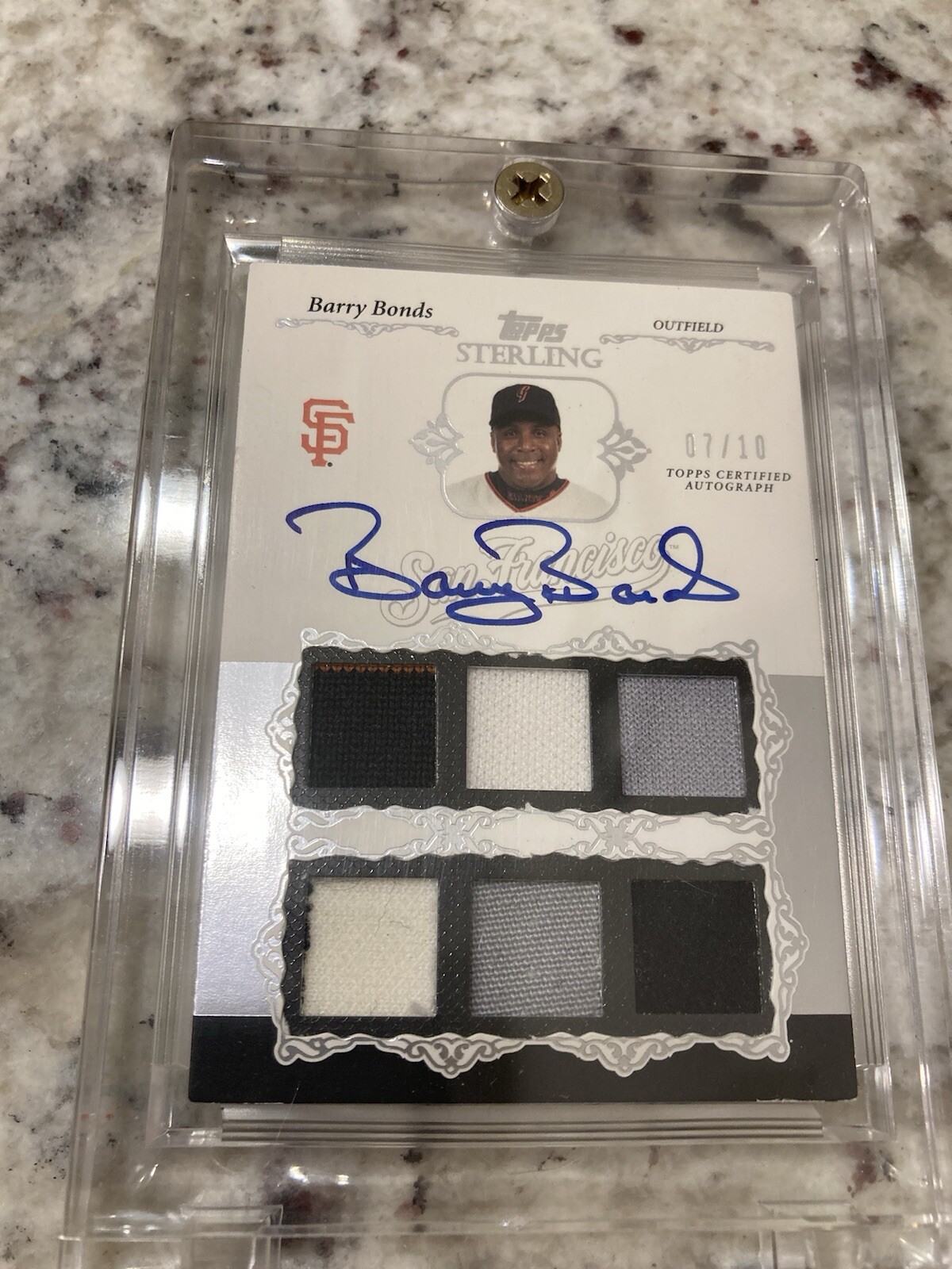 2006 Topps Sterling Barry Bonds 6 GU Relics, Auto 7/10!!!! | eBay