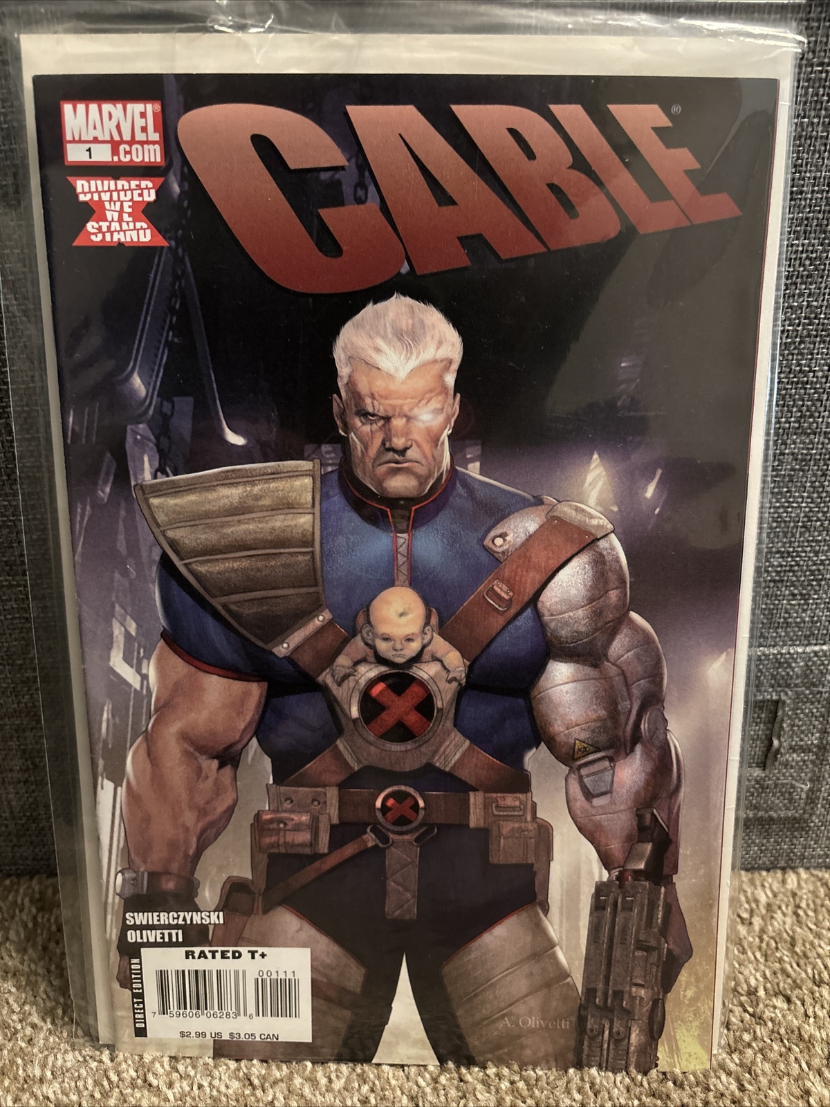 Cable (Vol.2) #1 X-Men Hope Marvel Comics 2008 Swierczynski / Olivetti ...
