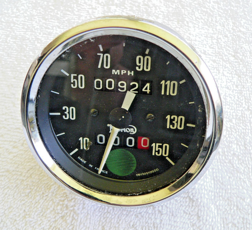 VINTAGE NORTON 150 MPH COMMANDO VEGLIA SPEEDOMETER | eBay