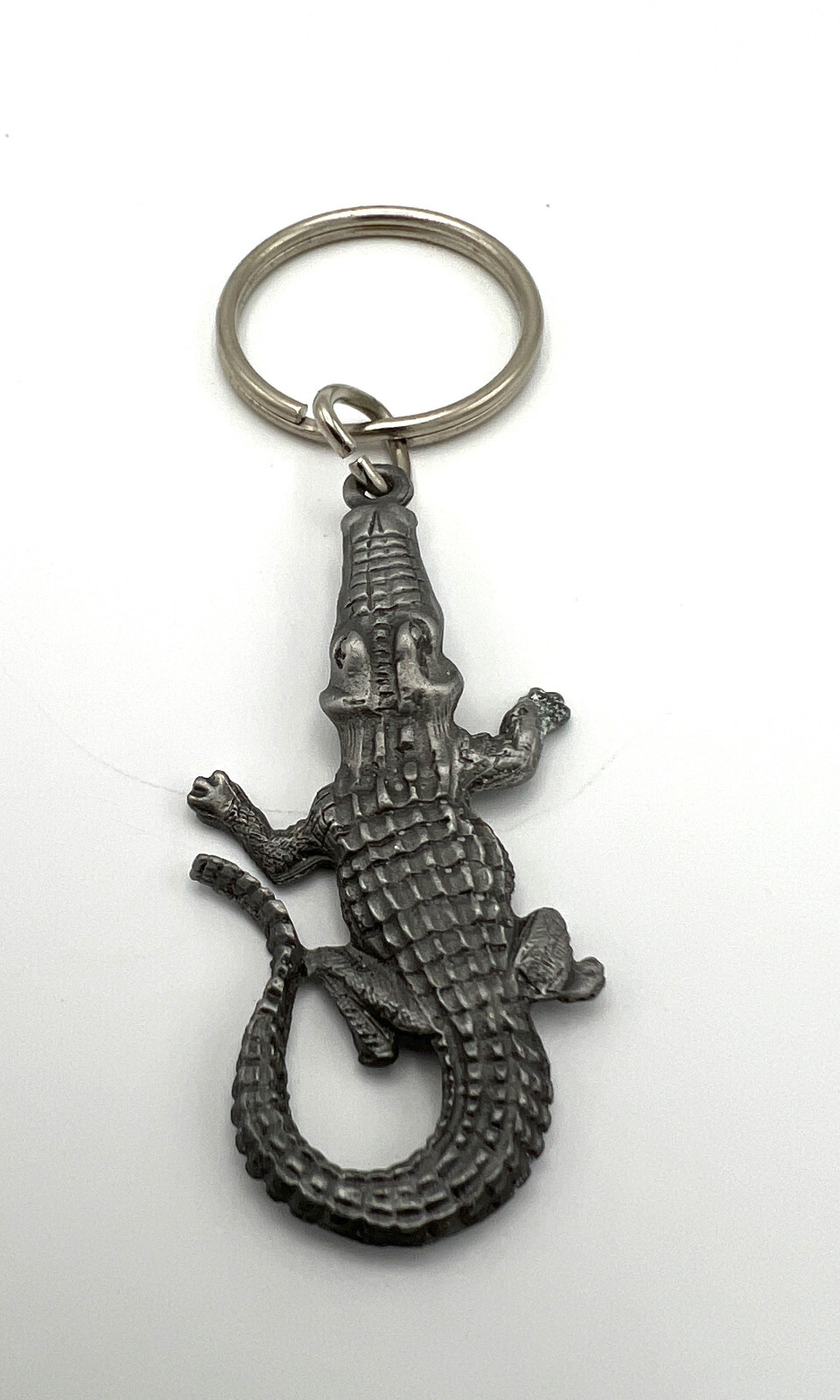 Alligator Key Chain Made of Pewter 2-1/4 Inches Long Without Ring | eBay