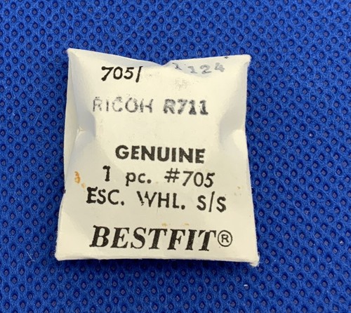Ricoh R711 Part # 705/1124 Escape Wheel By Bestfit. Sealed. NOS 4-6 L ...