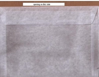 100 #12 Glassine Stamp Envelopes 9½ x 11" Westvaco Cenveo JBM Storage ...