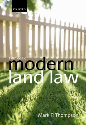 Modern Land Law by Mark P. Thompson (2012, Trade Paperback) for sale ...