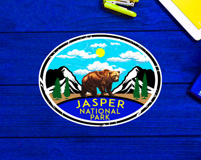 Ski Jasper Alberta Canada Skiing Decal Sticker 4" Indoor Outdoor Laptop ...