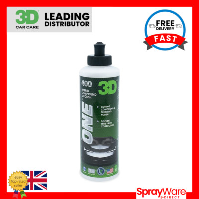 3D Car Care ONE 400 Hybrid Cutting Compound & Finishing Premium Polish ...