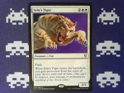 Seht's Tiger Commander 2017 - Magic the Gathering White | eBay