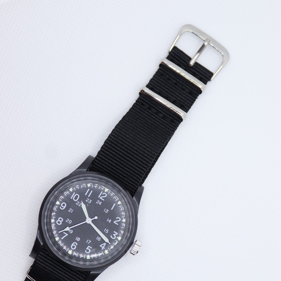 [NEW] Daiso Military Watch BLACK Qz Watch From JAPAN | eBay