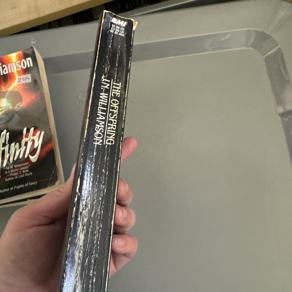 J. N. Williamson Lot 3 Vintage Horror Paperbacks: Offspring Noon Spell ...