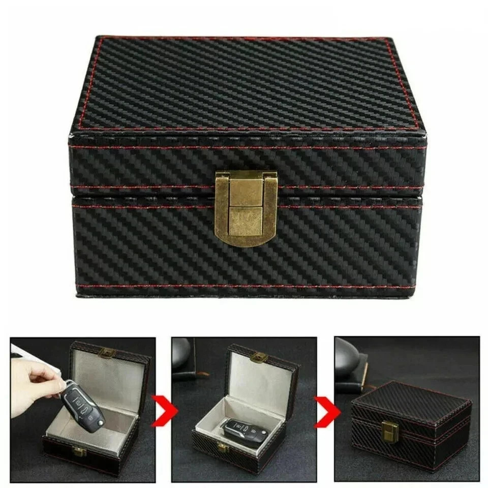Car Key Signal Blocker Box Keyless Faraday Box Anti-Theft Safety ...
