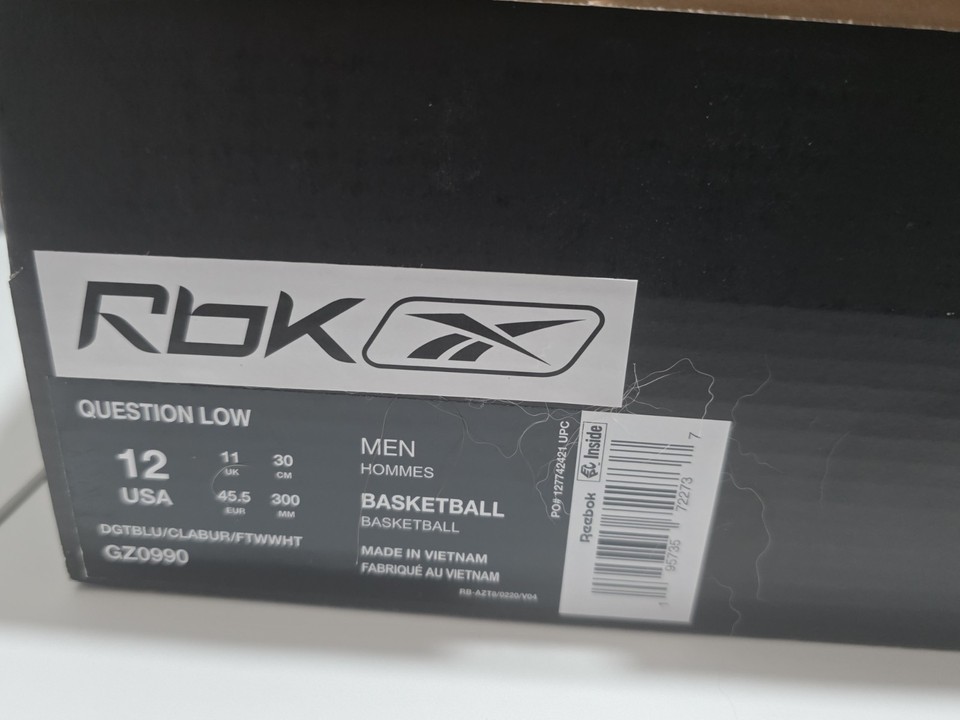 Size 12 - Reebok Question Low Phillies Burgundy and Powder Blue | eBay ...