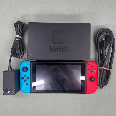 Nintendo Switch v2 Video Game Console HAC-001(-01) 2019 Handheld W ...