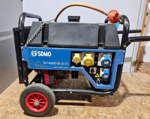 USED SDMO SH6000 Petrol and Propane Generator | eBay UK