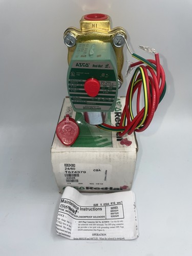 MIB ASCO RedHat ISO 9001-2008 MP-C-080 238210-005-D 24/60 Solenoid ...