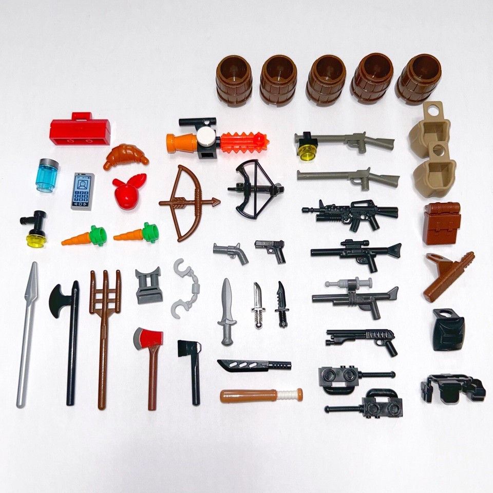 Lego Custom Set Zombie Apocalypse Minifigure LOT Walking Dead Trailer ...