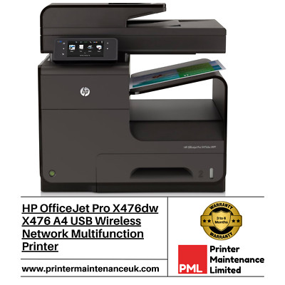 HP OfficeJet Pro X476dw X476 A4 USB Wireless Network Multifunction ...