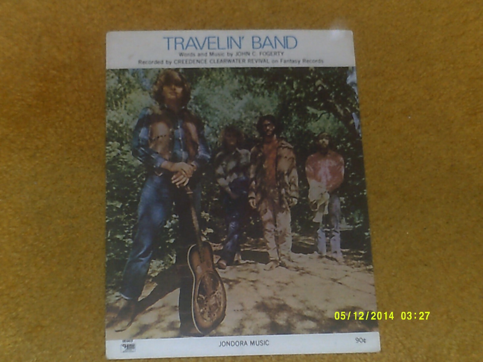 Creedence Clearwater Revival CCR sheet music TRAVELIN' BAND ('69) 5 ...