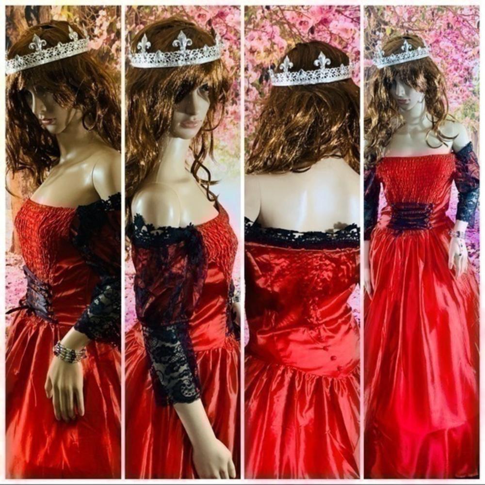 Victorian renaissance Masquerade Ball Gown - Gem