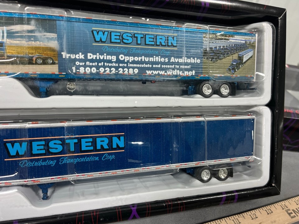 Western Distributing DENVER, CO PETERBILT & Kenworth 2 Truck SET 1:53 ...