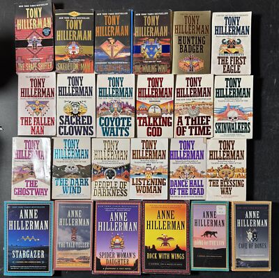 Complete Series Set JOE LEAPHORN AND JIM CHEE 1-24 Tony Anne Hillerman ...