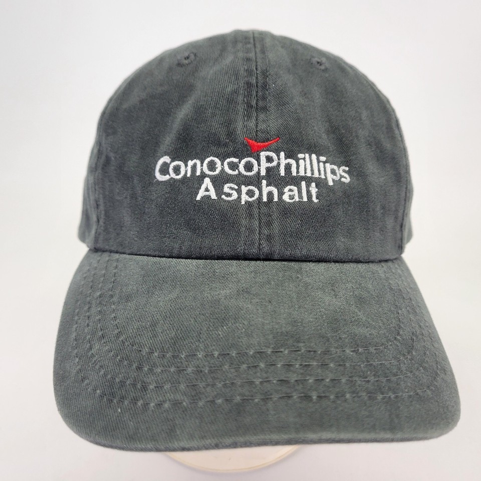 ConocoPhillips Asphalt Hat Gas Oil Strapback Gray | eBay