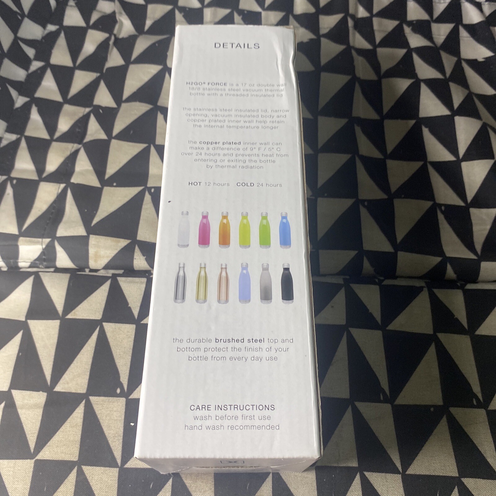 h2go force water bottle Blue HCA Healthcare - New Open Box | eBay