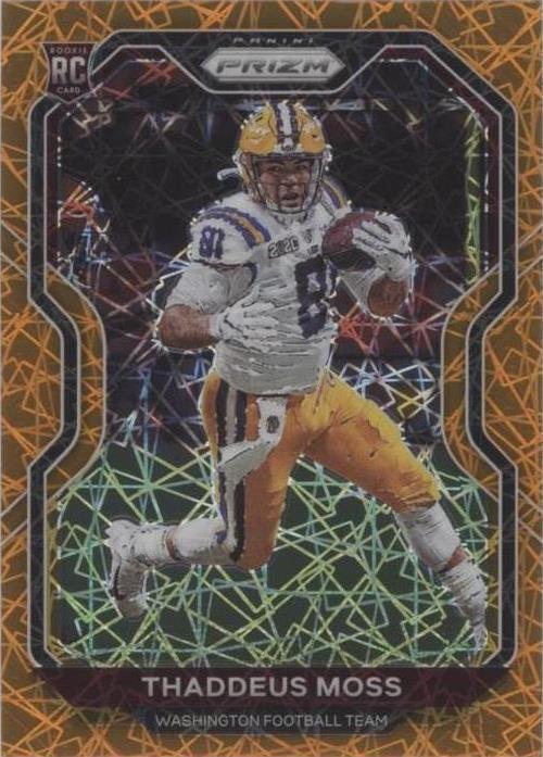 2020 Panini Prizm - Rookie Thaddeus Moss #386 Lazer Prizm (RC) for sale ...