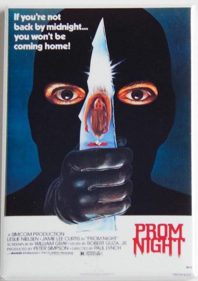 Prom Night Movie Poster 2" x 3" Refrigerator Locker MAGNET Curtis Style ...