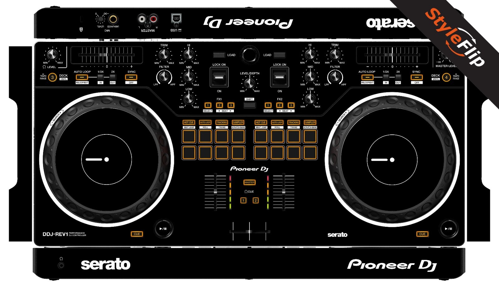 Pioneer DDJ-REV1 Skin | Color Black | Protective Decal | StyleFlip ...