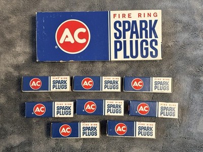 NOS AC Delco 46S Fire Ring Spark Plugs GM Original Set of 8 w/ Boxes | eBay