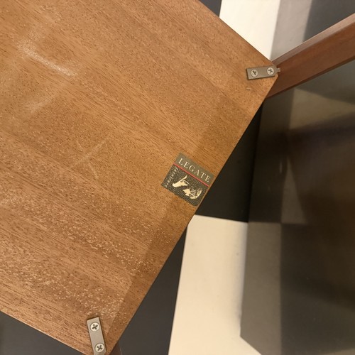 LEGATE FURNITURE RETRO VINTAGE MAHOGANY TWO-TIER SIDE, LAMP, COFFEE ...