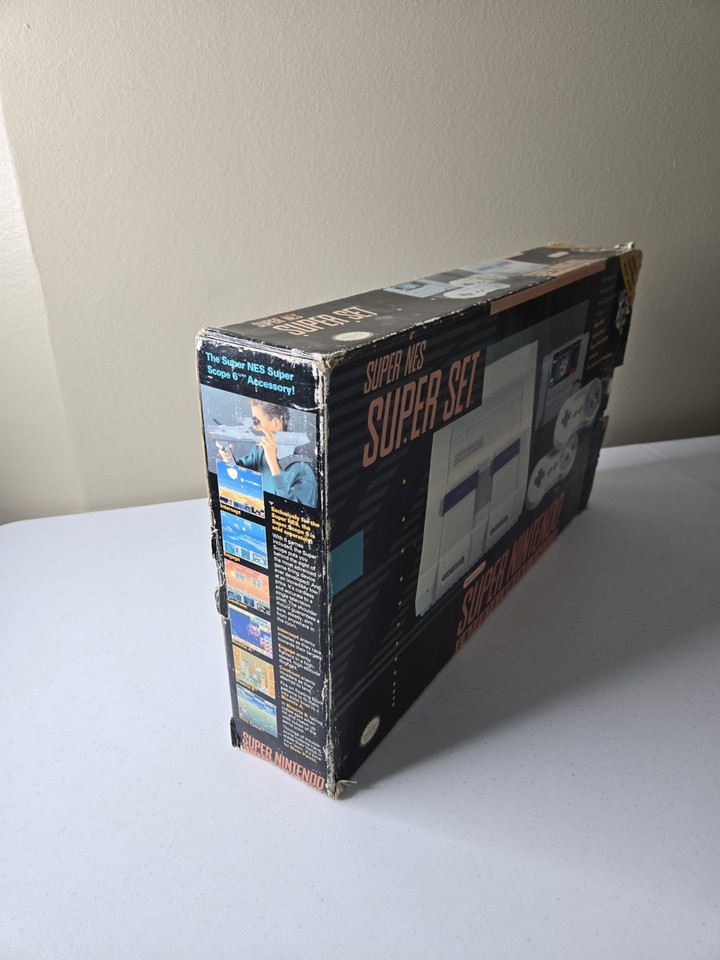 Super Nintendo SNES Console Super Set Complete In Box+inserts Super ...